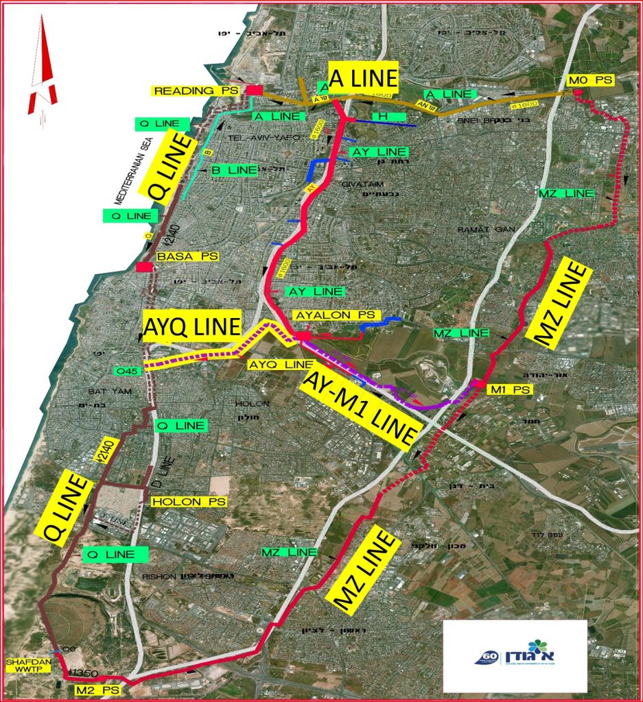 the south and two southern lateral lines (AYQ, AYM), connecting Ayalon ...